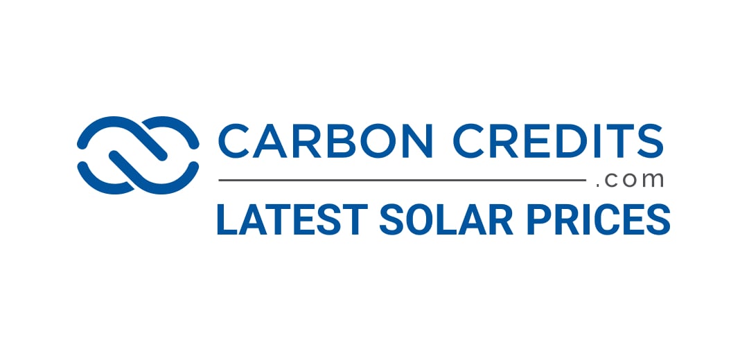 Latest Solar Price Chart and Dashboard• Carbon Credits