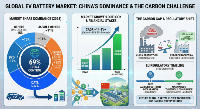 China Now Controls 69% of the Global EV Battery Market as CATL and BYD ...