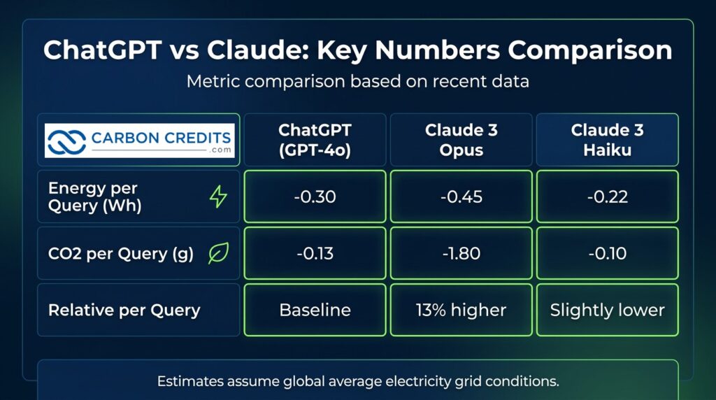 ChatGPT vs Claude AI: Carbon Footprints, Pentagon Deal, and Energy Impact